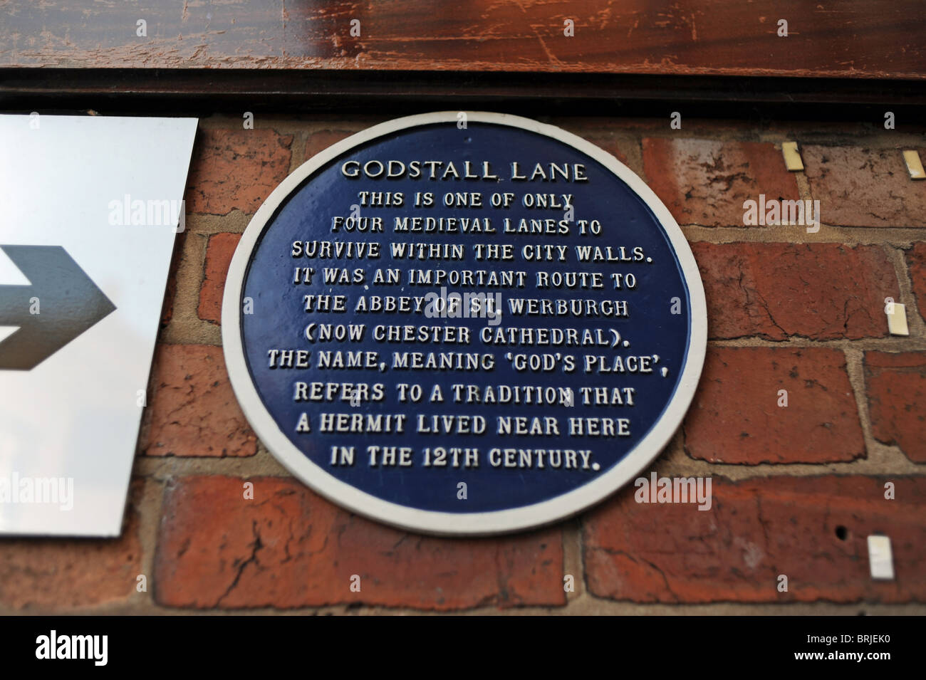The Medieval Godstall Lane in Chester city centre UK Stock Photo - Alamy