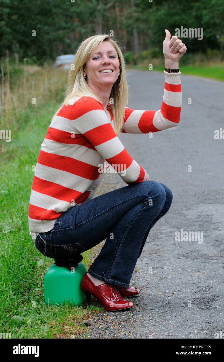 Woman motorist hi-res stock photography and images - Alamy