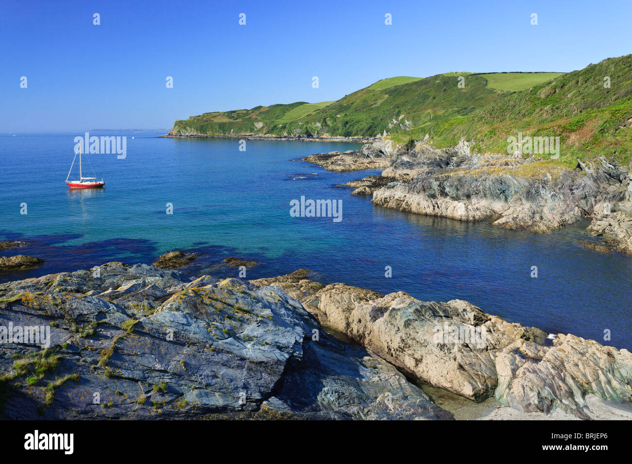 Cornwall Lantivet Bay High Resolution Stock Photography and Images - Alamy