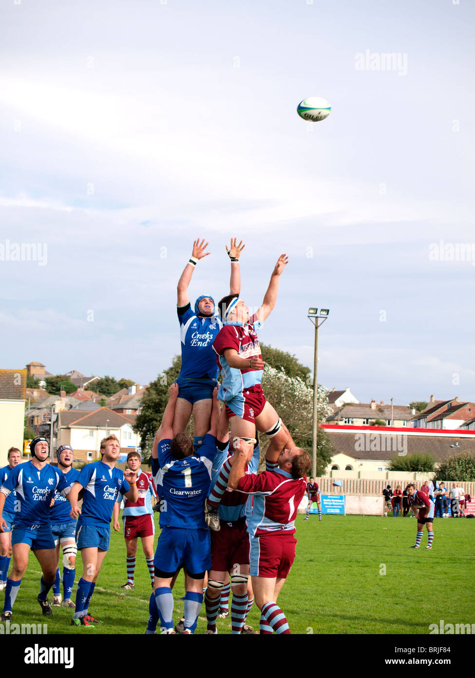 Rugby players match hi-res stock photography and images - Alamy