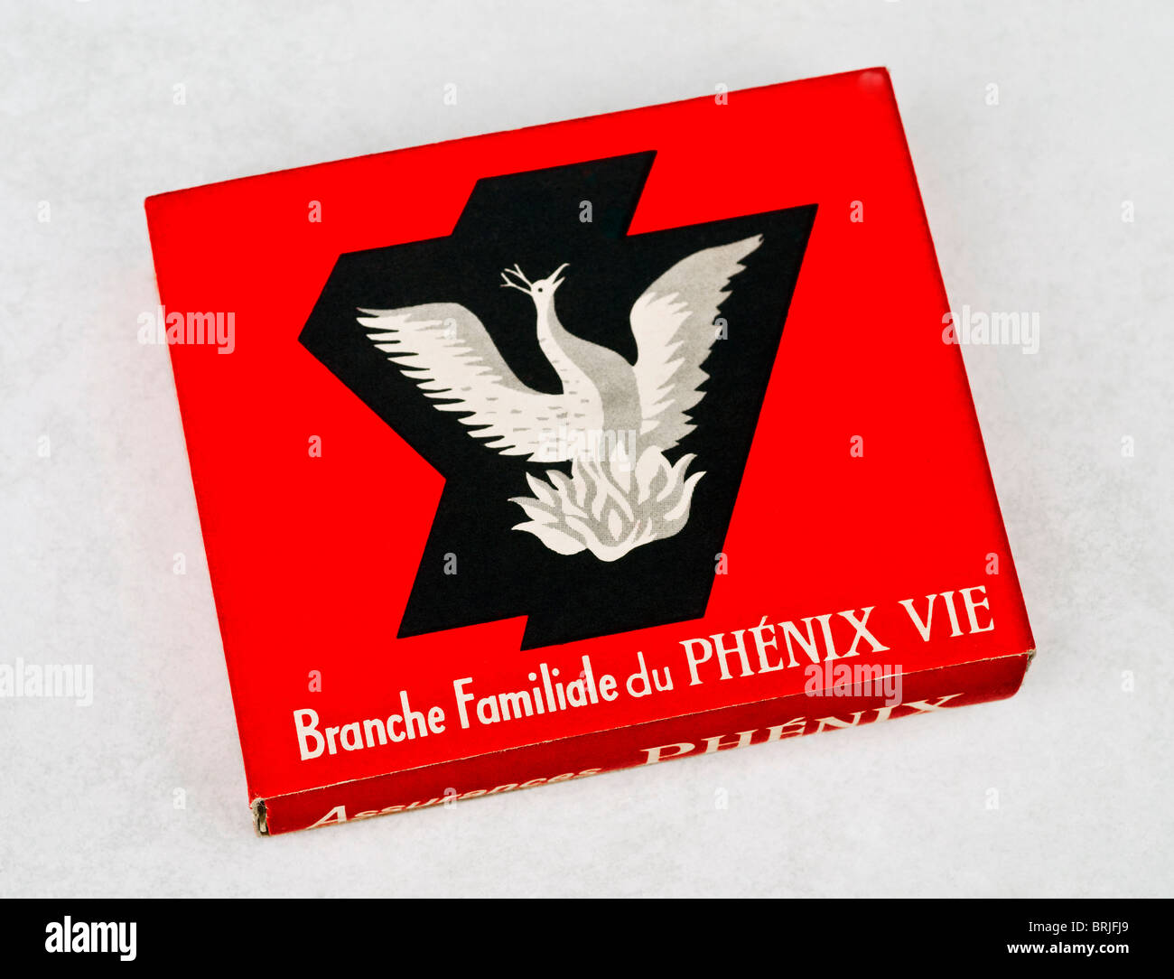 Old packet of 1950s French "Phenix Vie" branded cigarettes Stock Photo ...