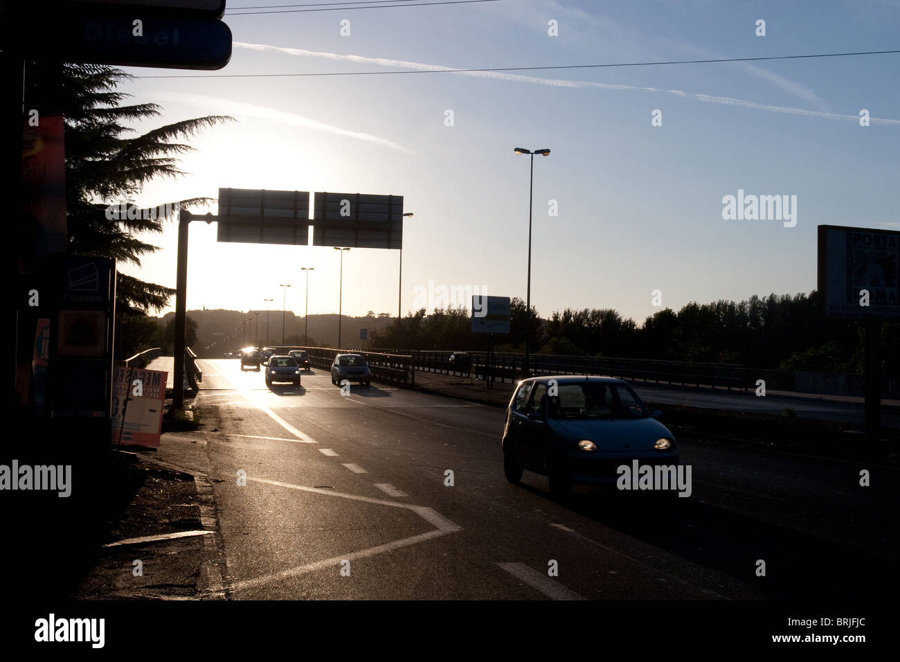 Car road rome hi-res stock photography and images - Alamy
