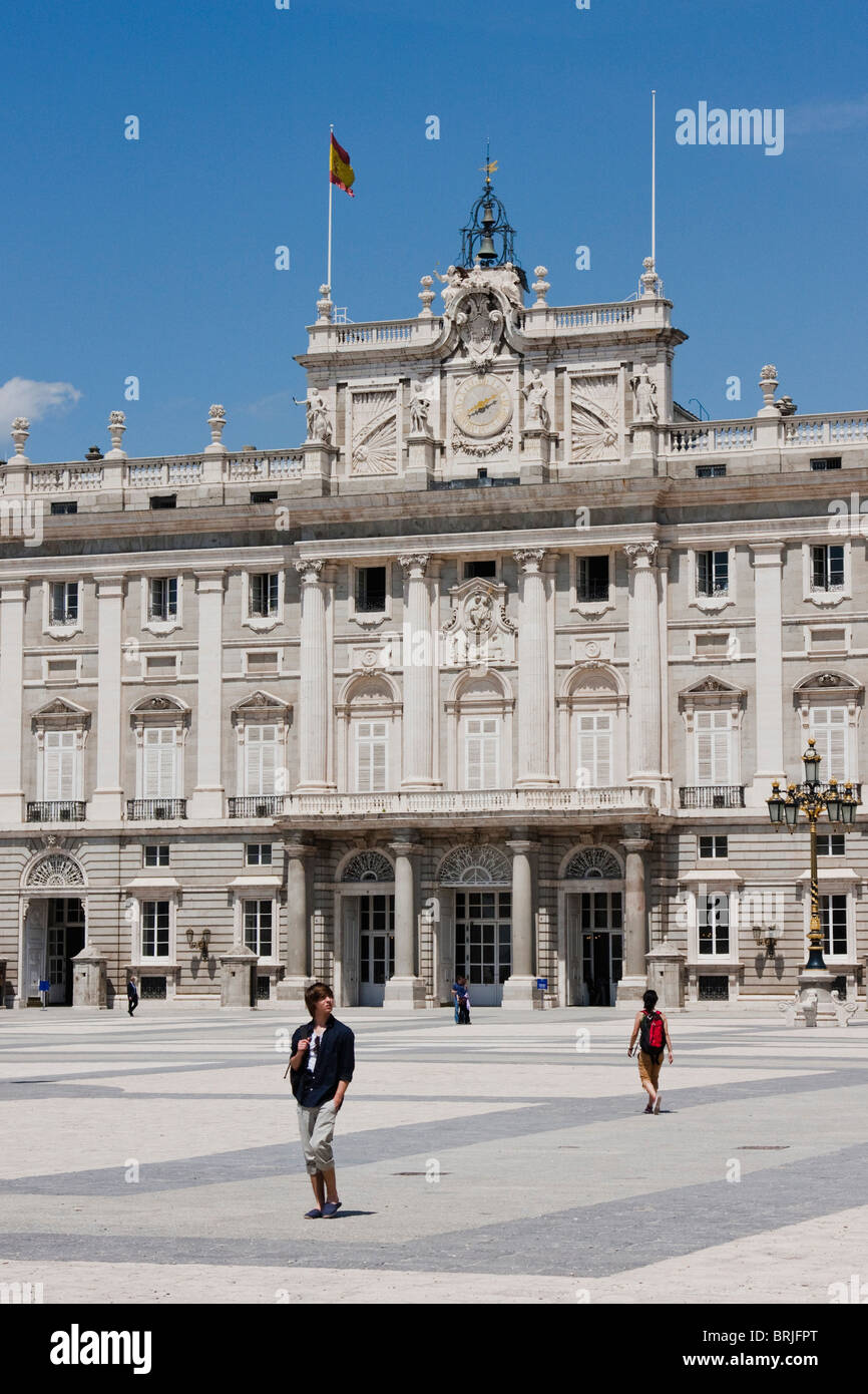palacio real royal palace in madrid spain Stock Photo - Alamy