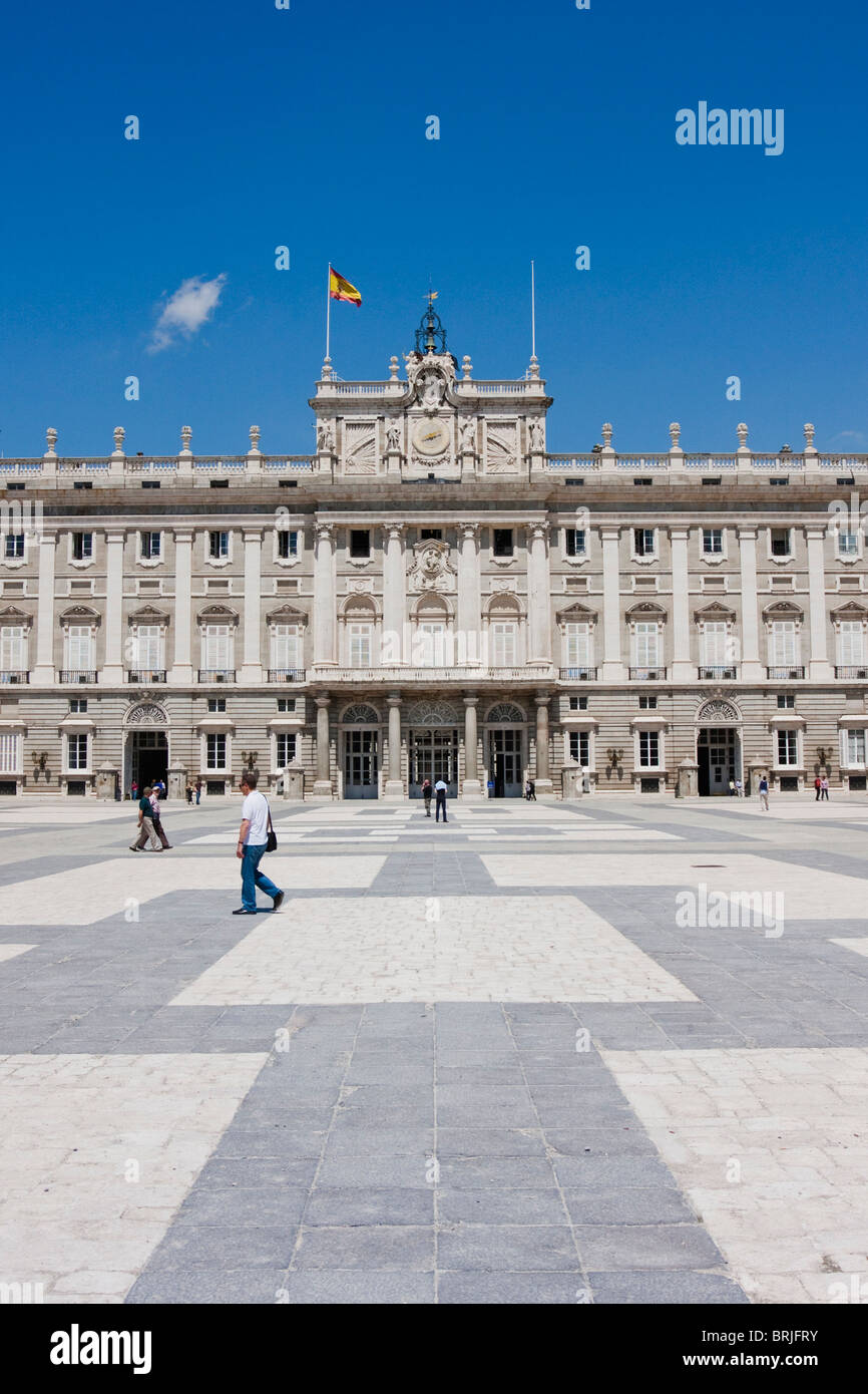 palacio real royal palace in madrid spain Stock Photo - Alamy