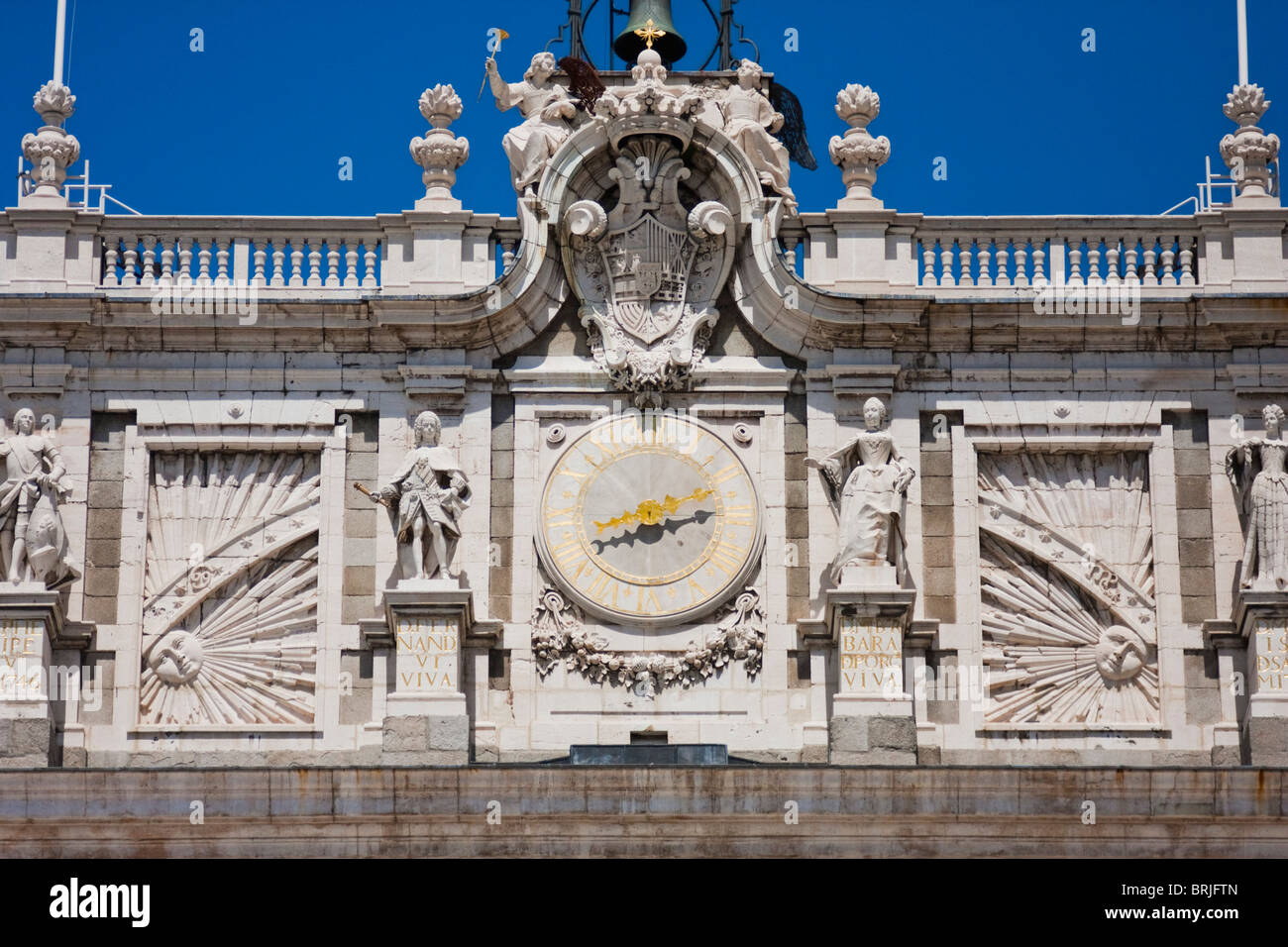 Madrid palacio real clock hi-res stock photography and images - Alamy