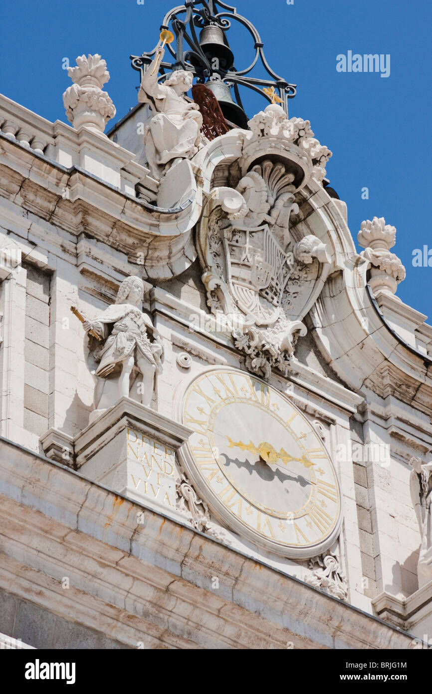 palacio real royal palace in madrid spain Stock Photo - Alamy