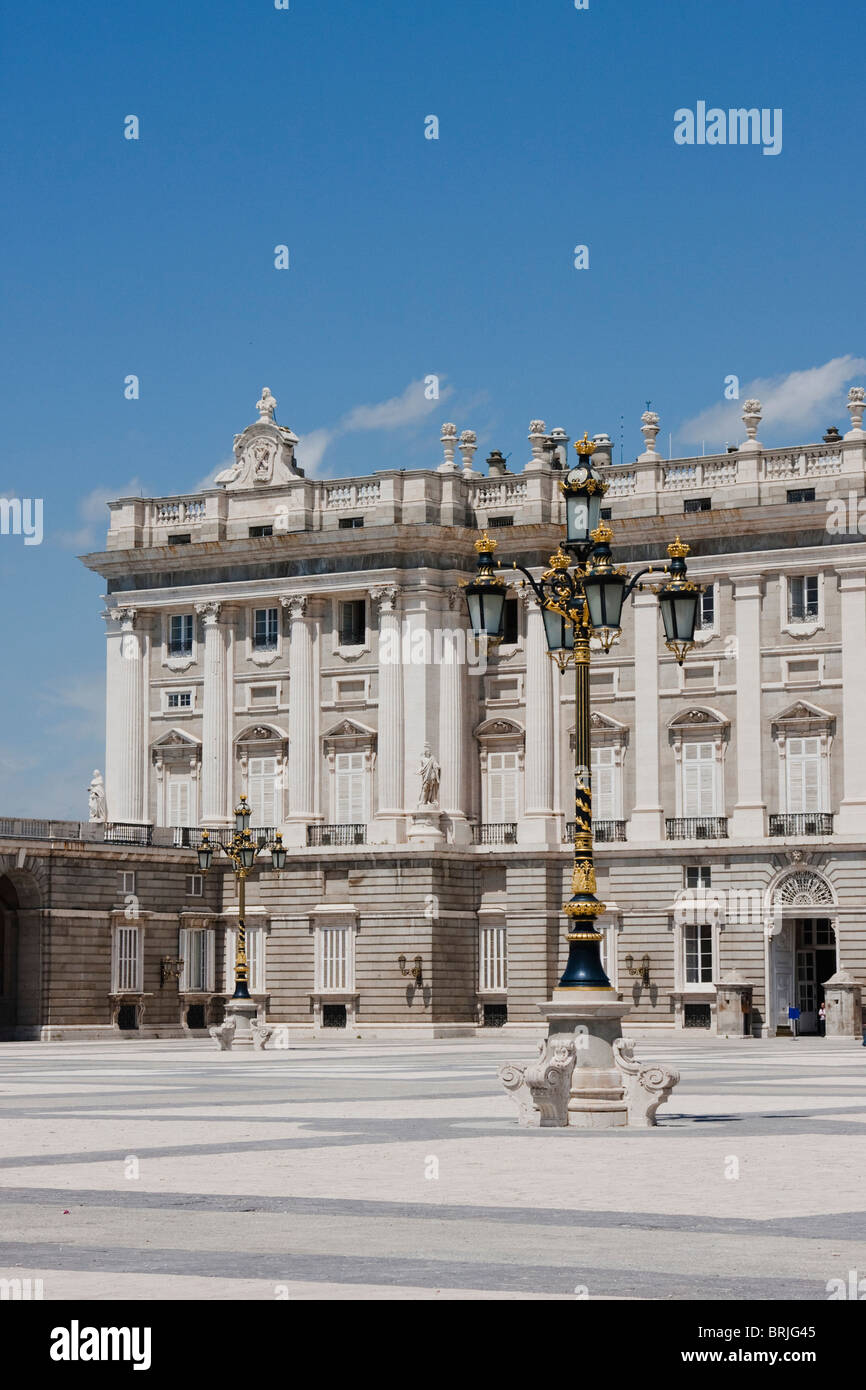 palacio real royal palace in madrid spain Stock Photo - Alamy