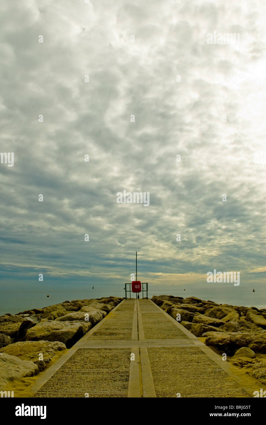 Atmospheric jetty walkway hi-res stock photography and images - Alamy