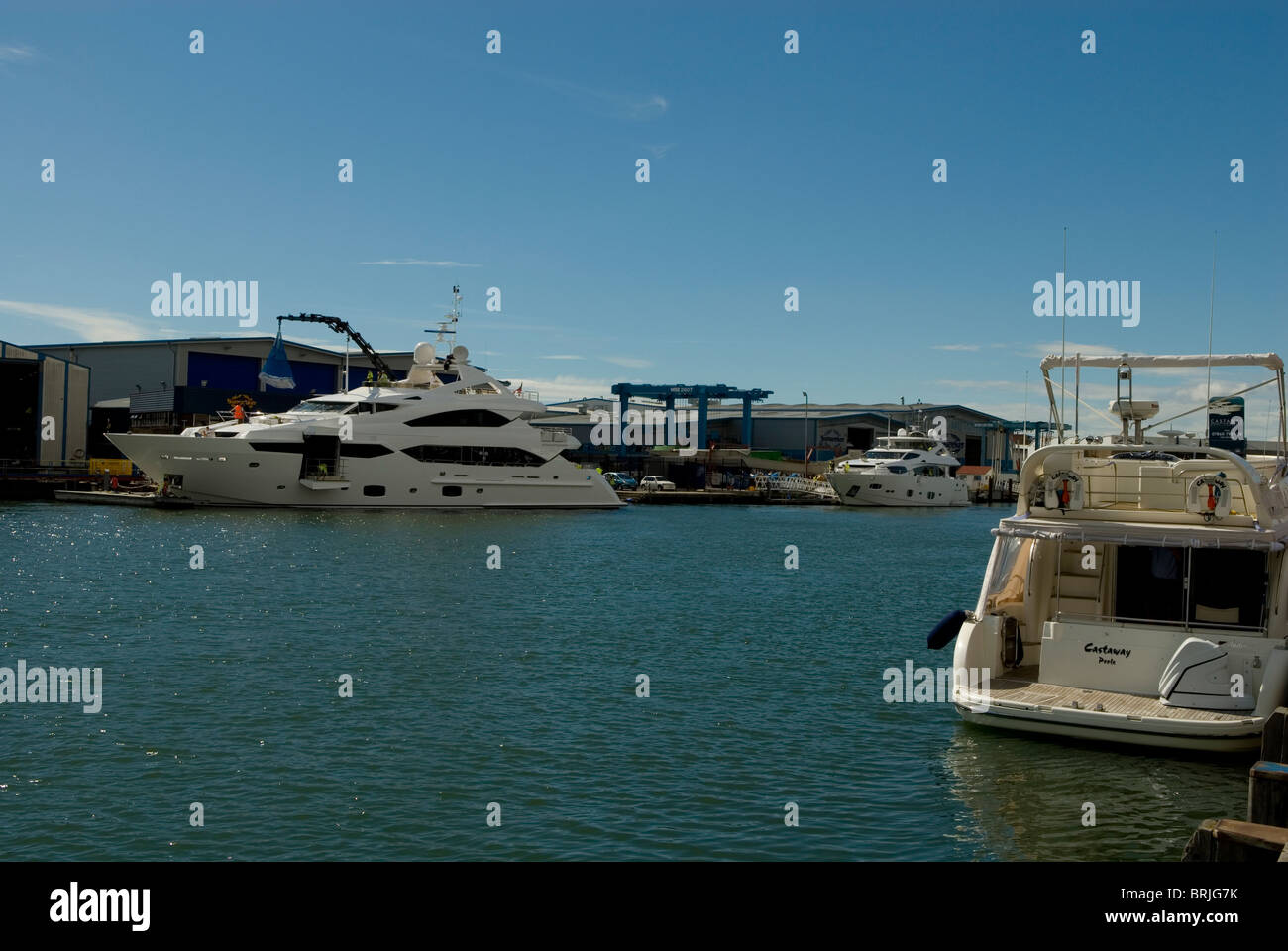 Poole Quay working harbour Dorset England UK 2010 Stock Photo - Alamy