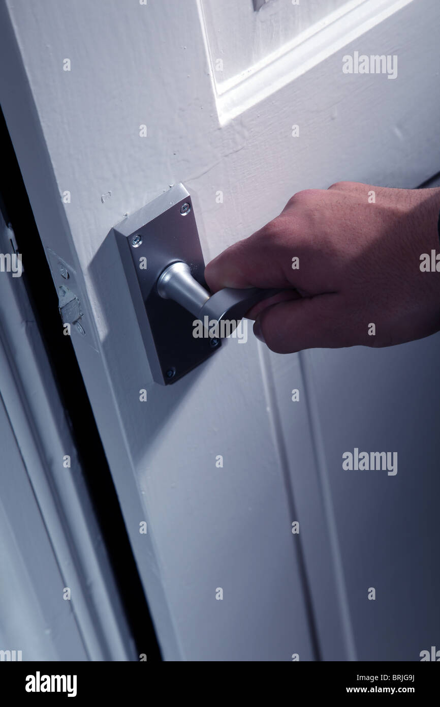 Sneaking door hi-res stock photography and images - Alamy