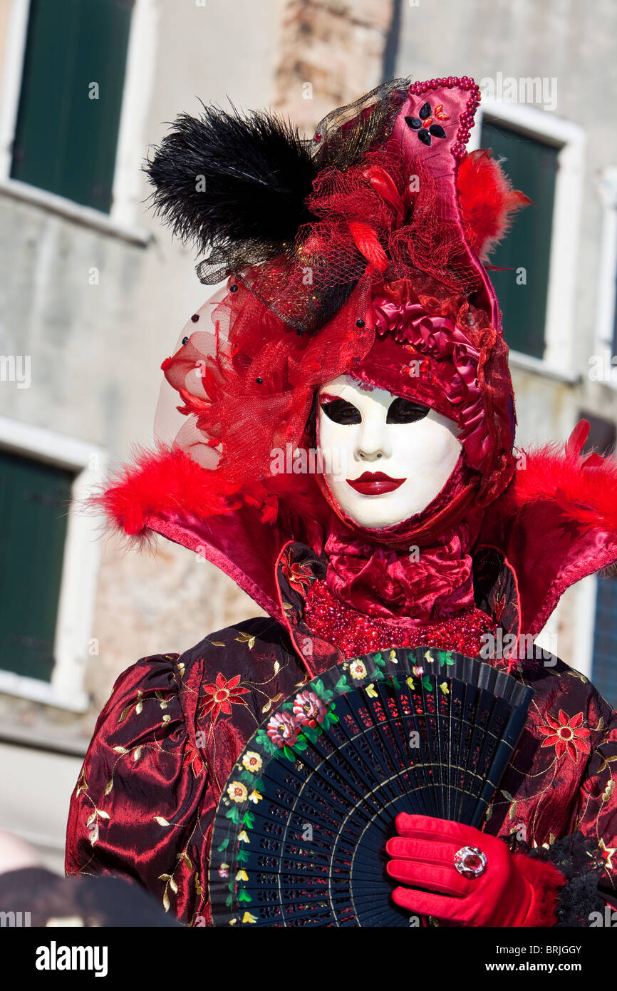 Venice Carnival costume Stock Photo - Alamy
