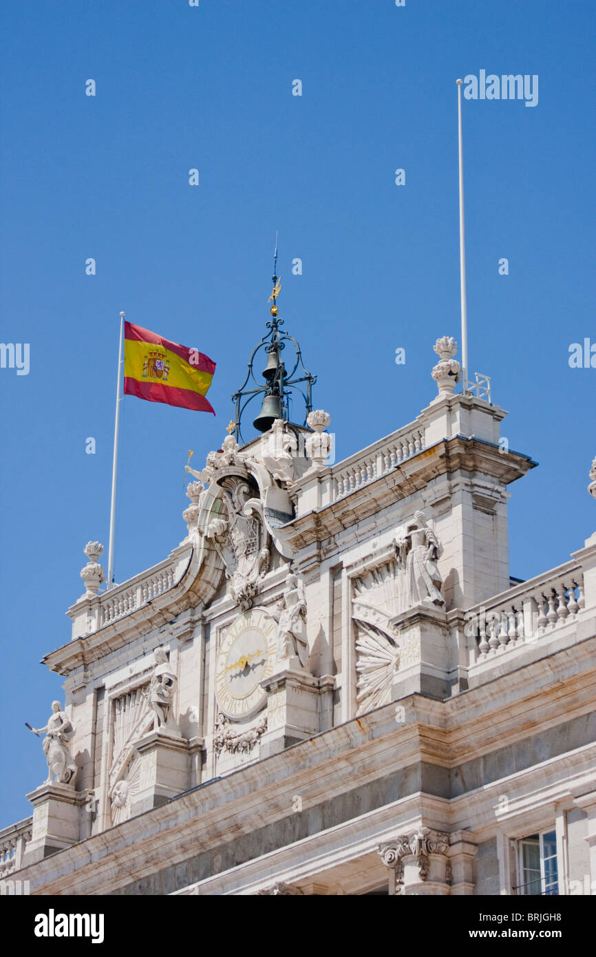 palacio real royal palace in madrid spain Stock Photo - Alamy
