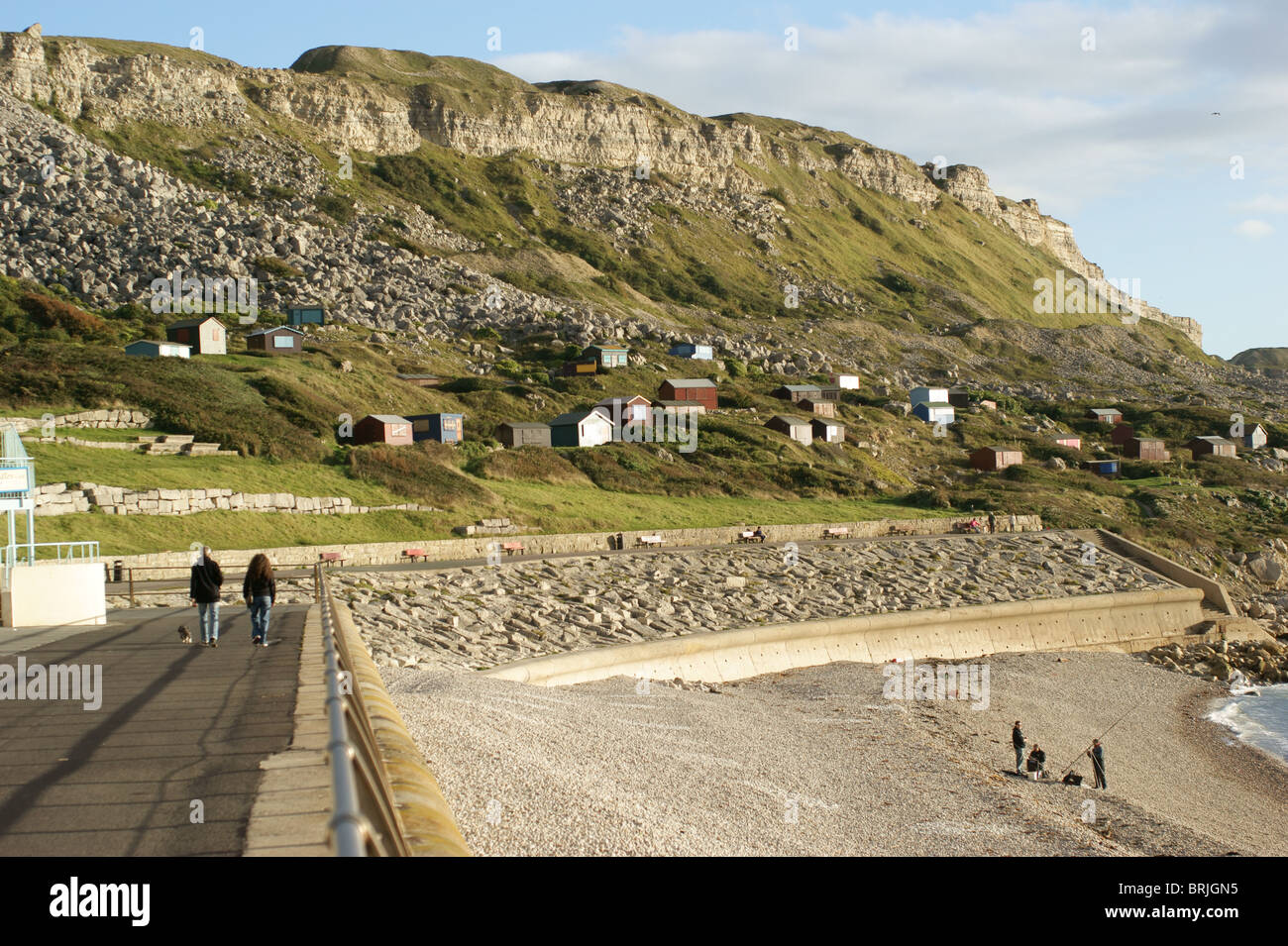West Weares beach and cliffs in Portland, Dorset Stock Photo - Alamy