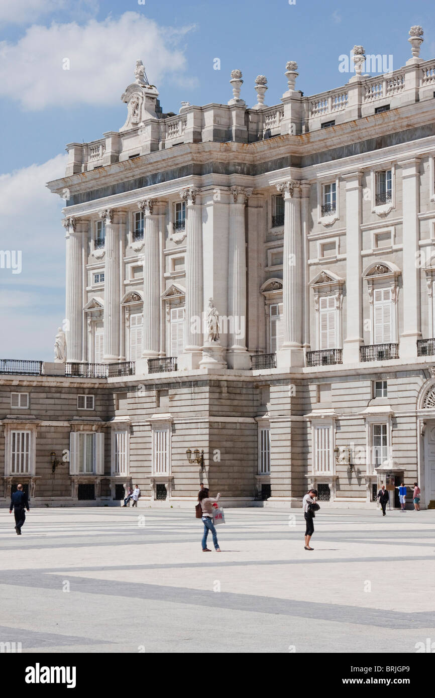 palacio real royal palace in madrid spain Stock Photo - Alamy