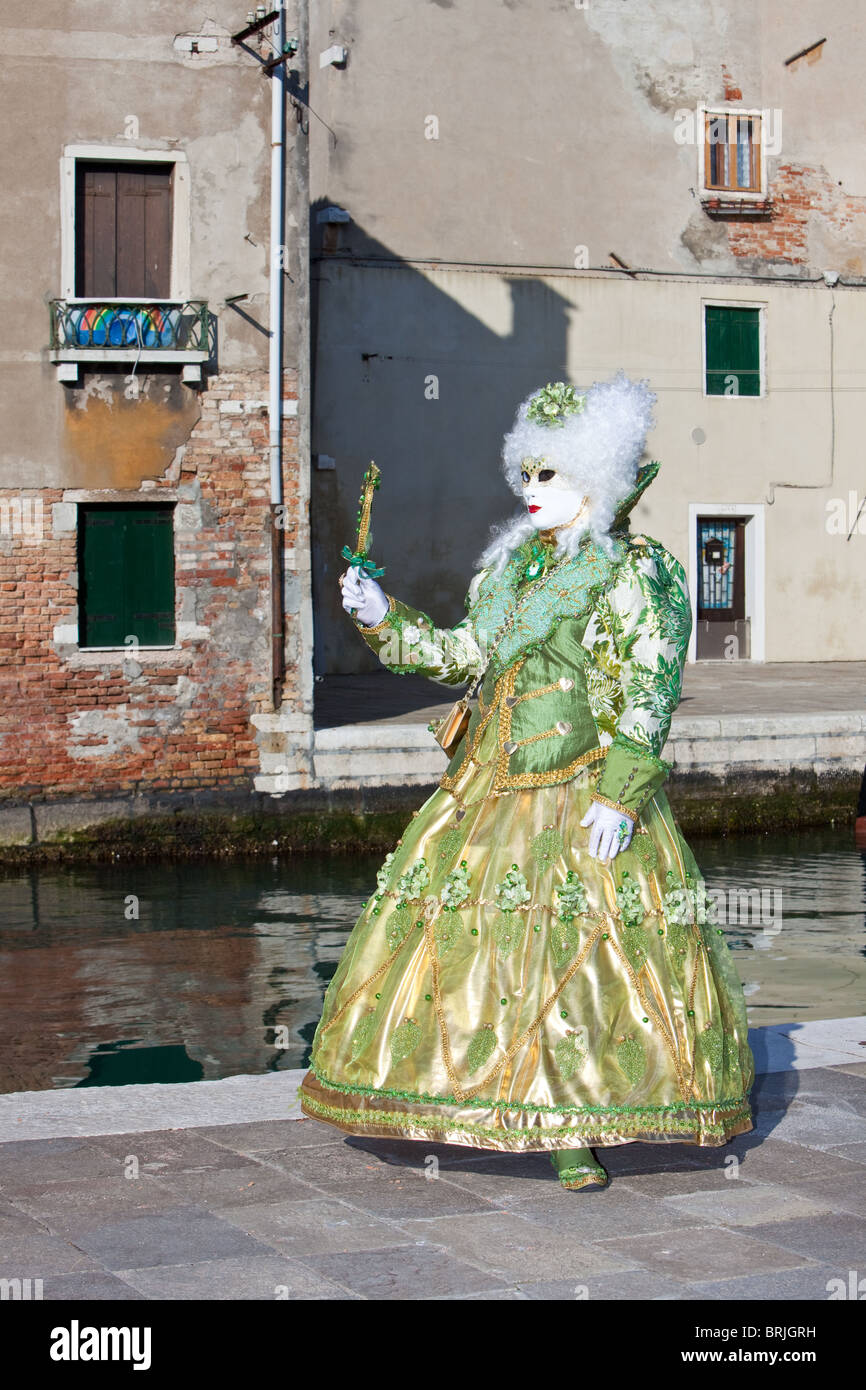Venice Carnival costume Stock Photo - Alamy