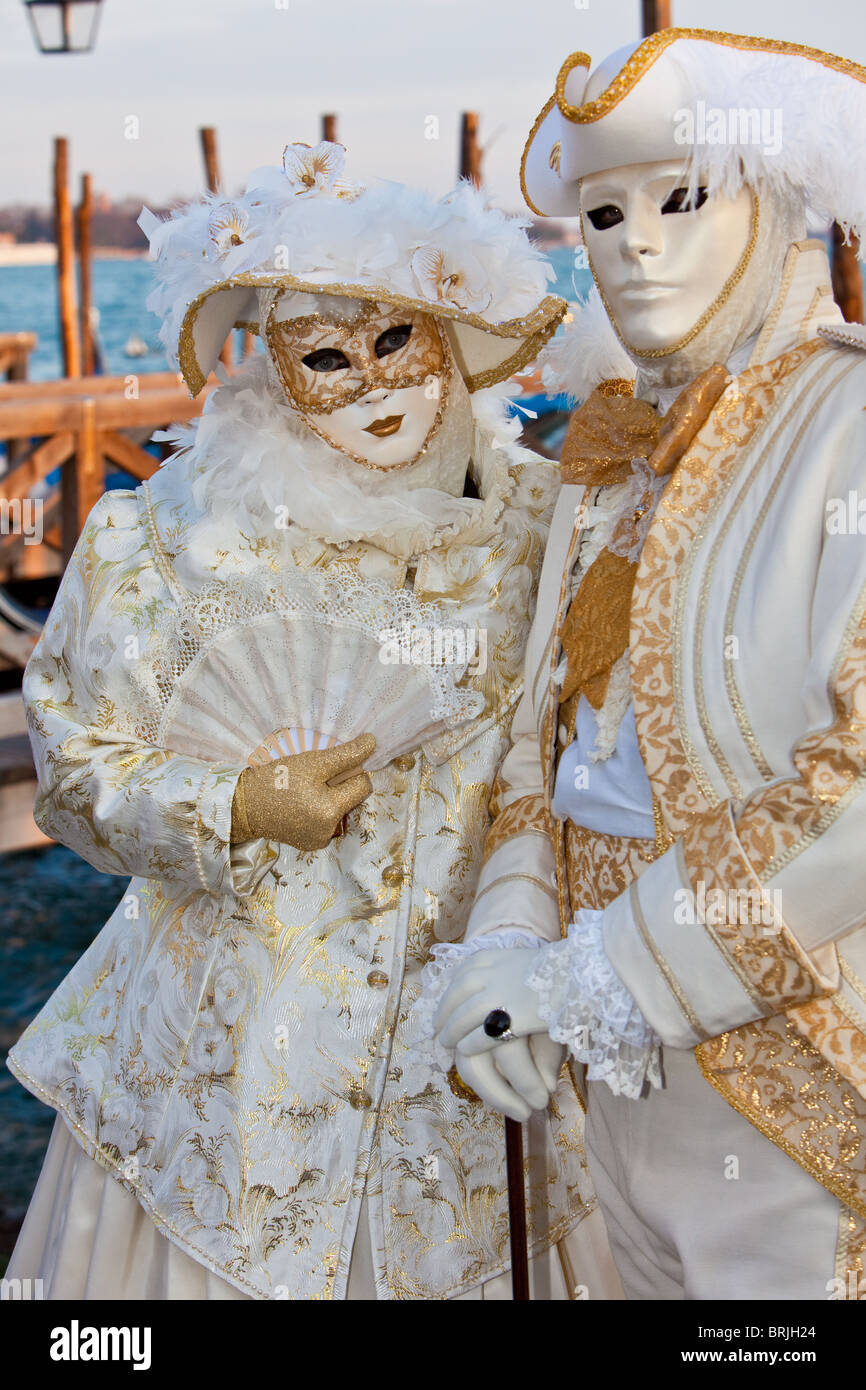 Venice Carnival costumes Stock Photo - Alamy