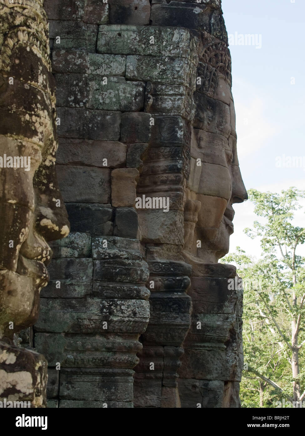 The picture of cute antient face from siem riep Stock Photo - Alamy