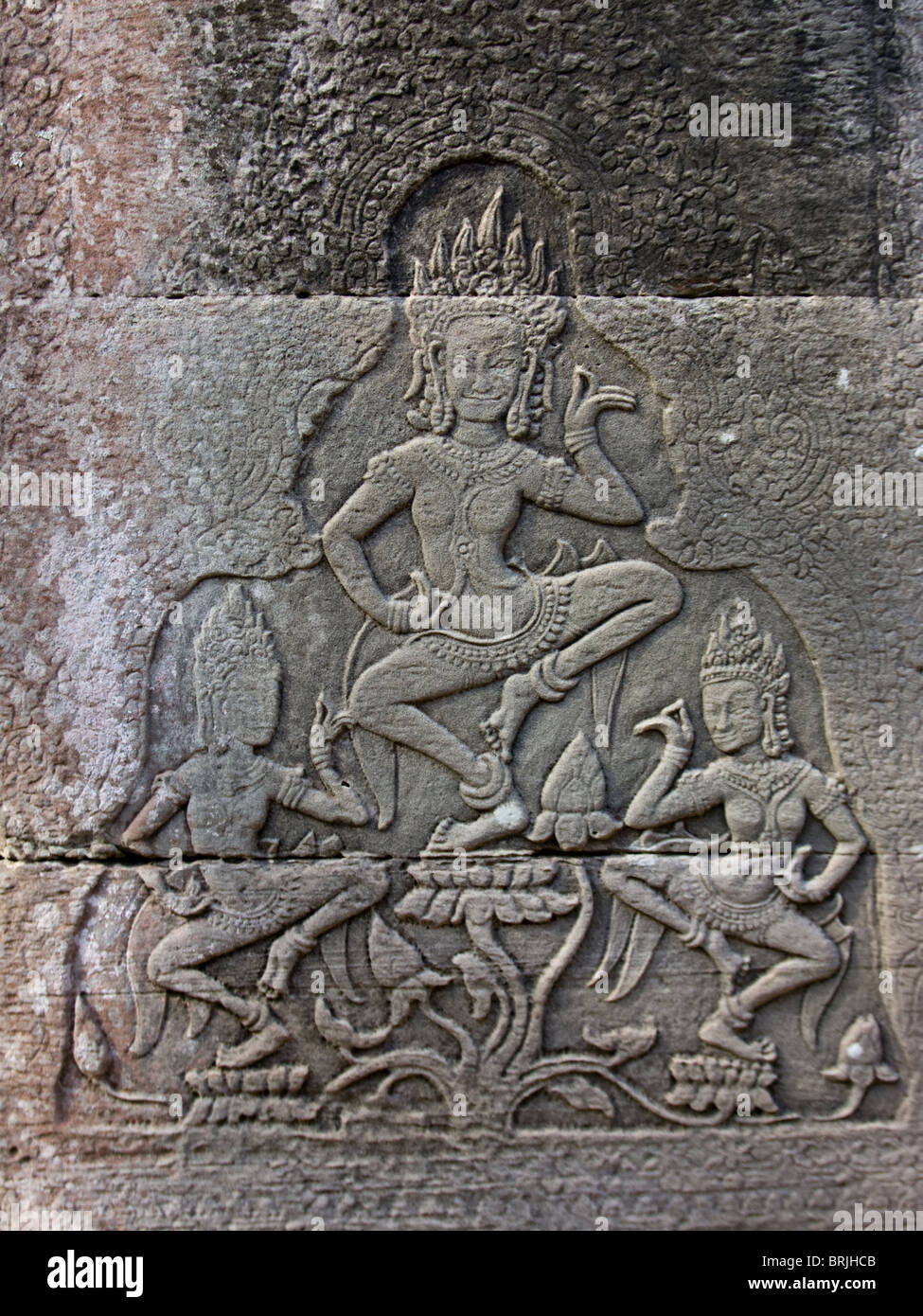 The picture of cute antient female from siem riep Stock Photo - Alamy