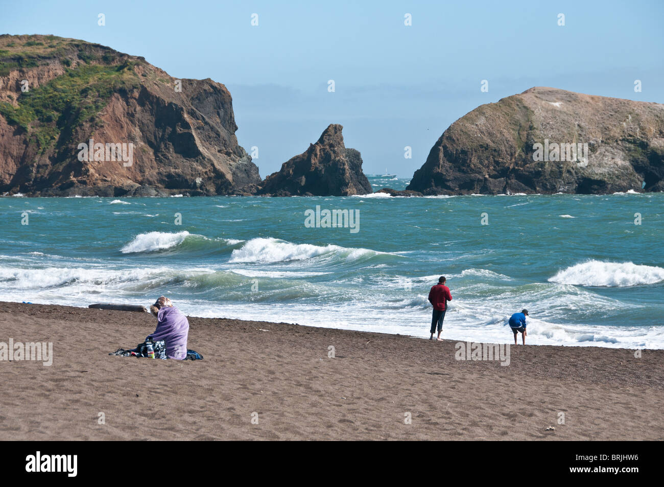 Rodeo Beach, Marin Headlands, California Stock Photo - Alamy