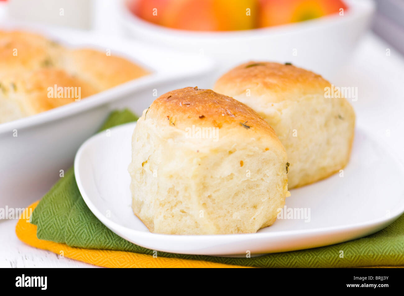 Homemade Bun Rolls Stock Photo - Alamy