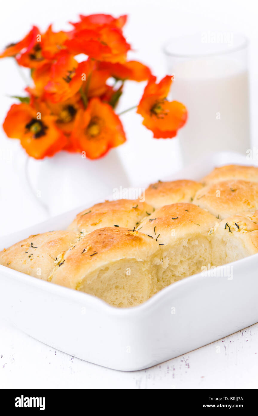 Homemade Bun Rolls Stock Photo - Alamy