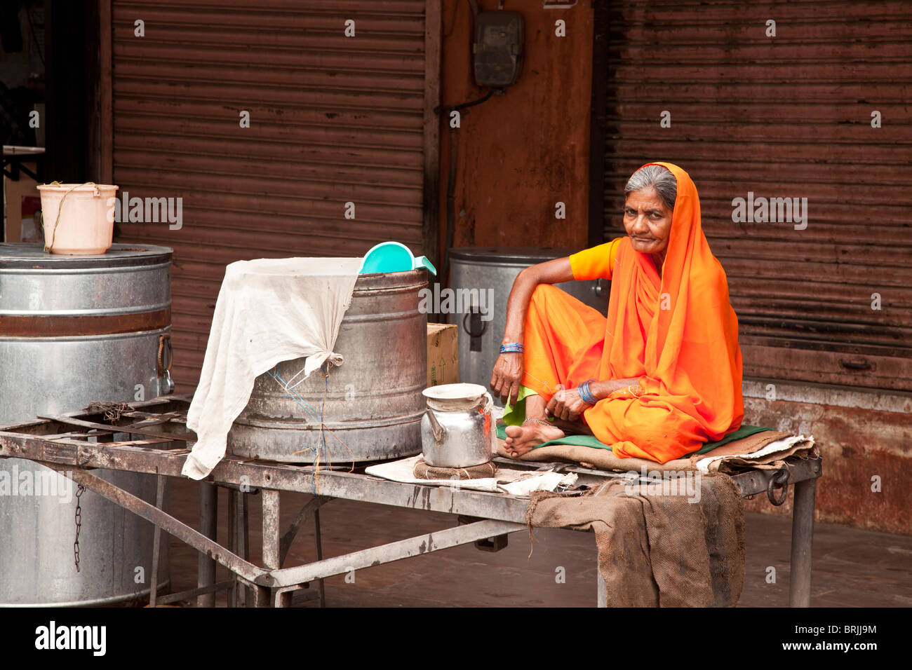 Indian street life Stock Photo - Alamy