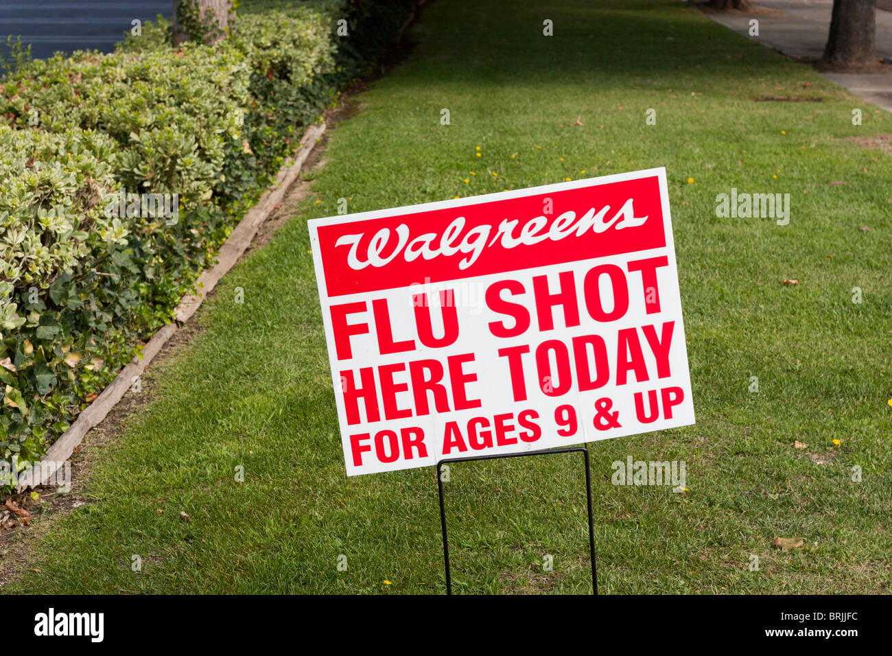 Flu Shot Sign High Resolution Stock Photography and Images - Alamy