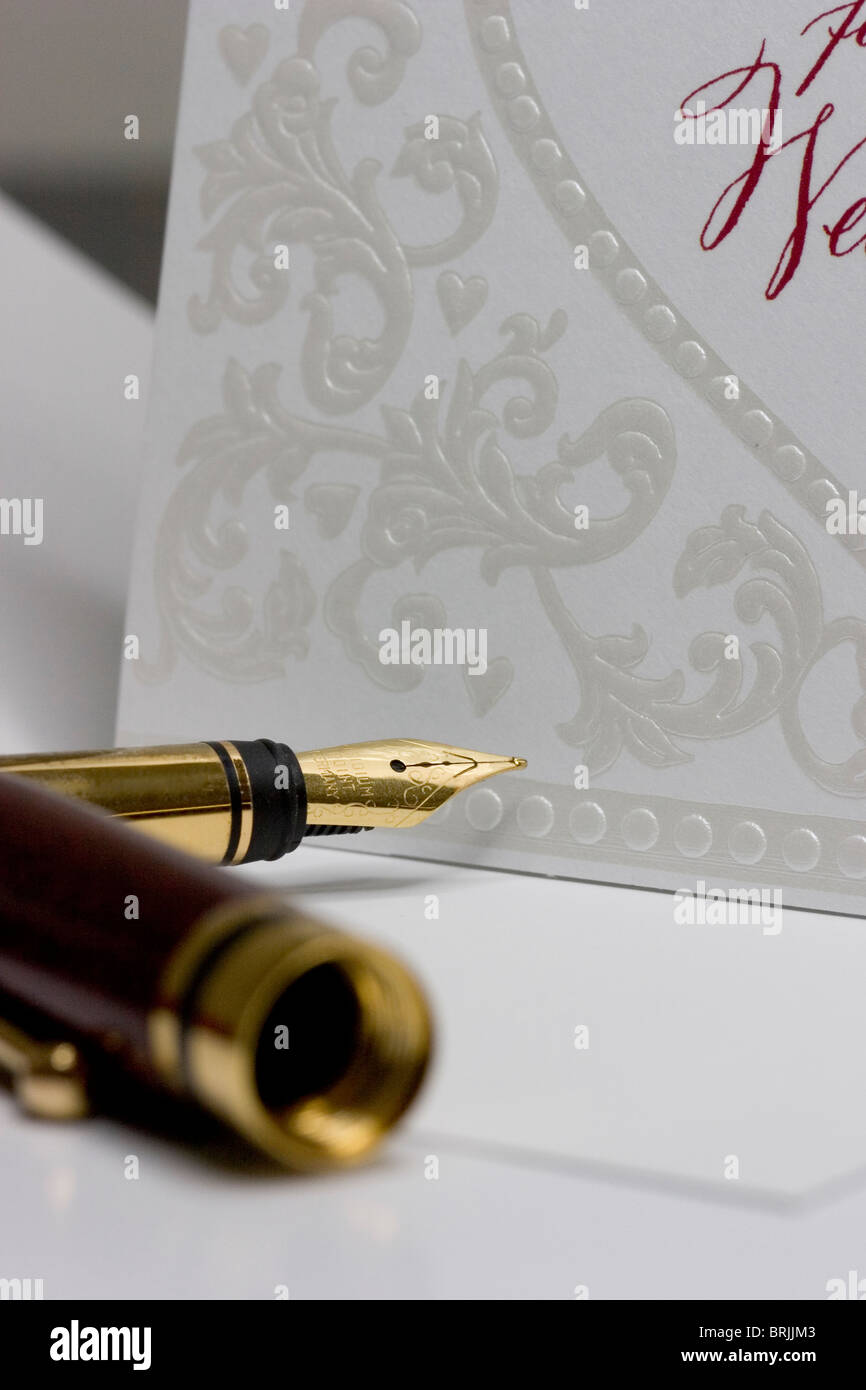 Fountain Pen Ink Thank You High Resolution Stock Photography and Images ...