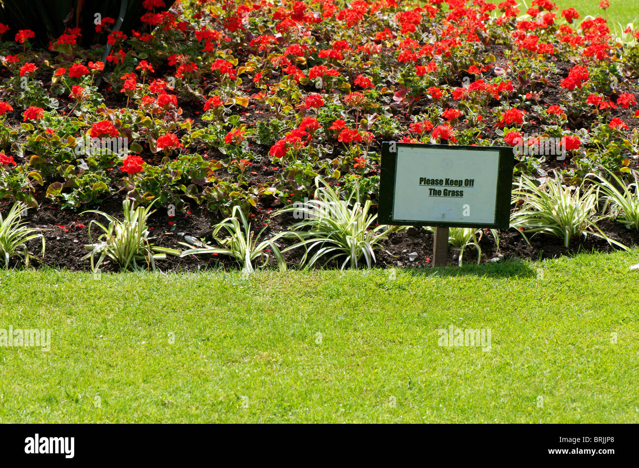 Keep off the Grass Stock Photo - Alamy
