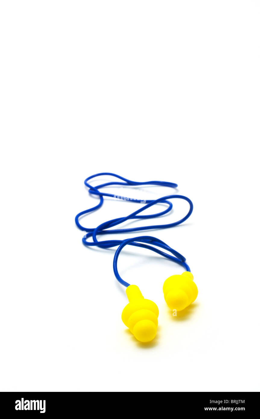 ear plugs for industrial noise, hearing protection Stock Photo - Alamy