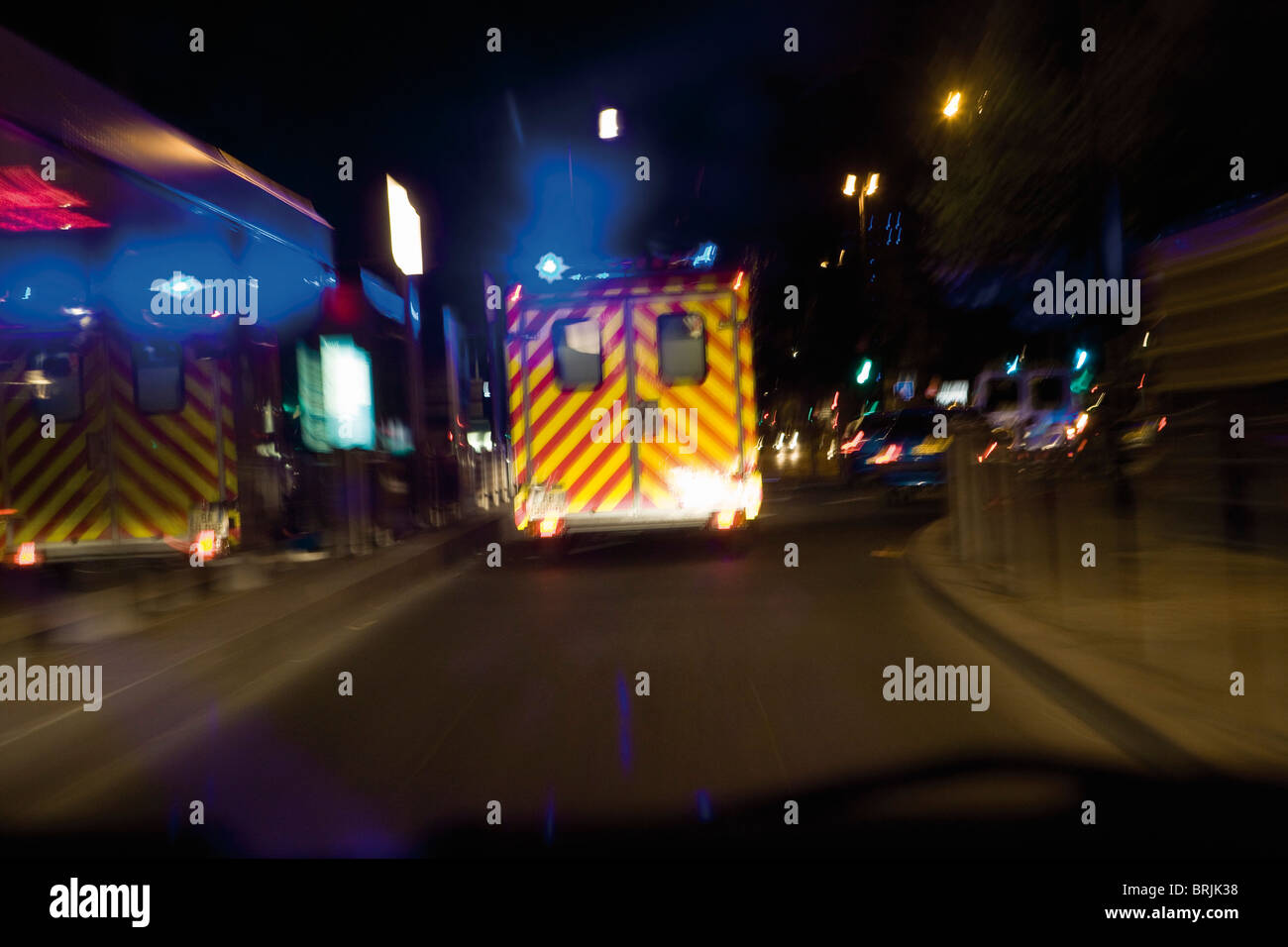 Ambulance Driving At Night