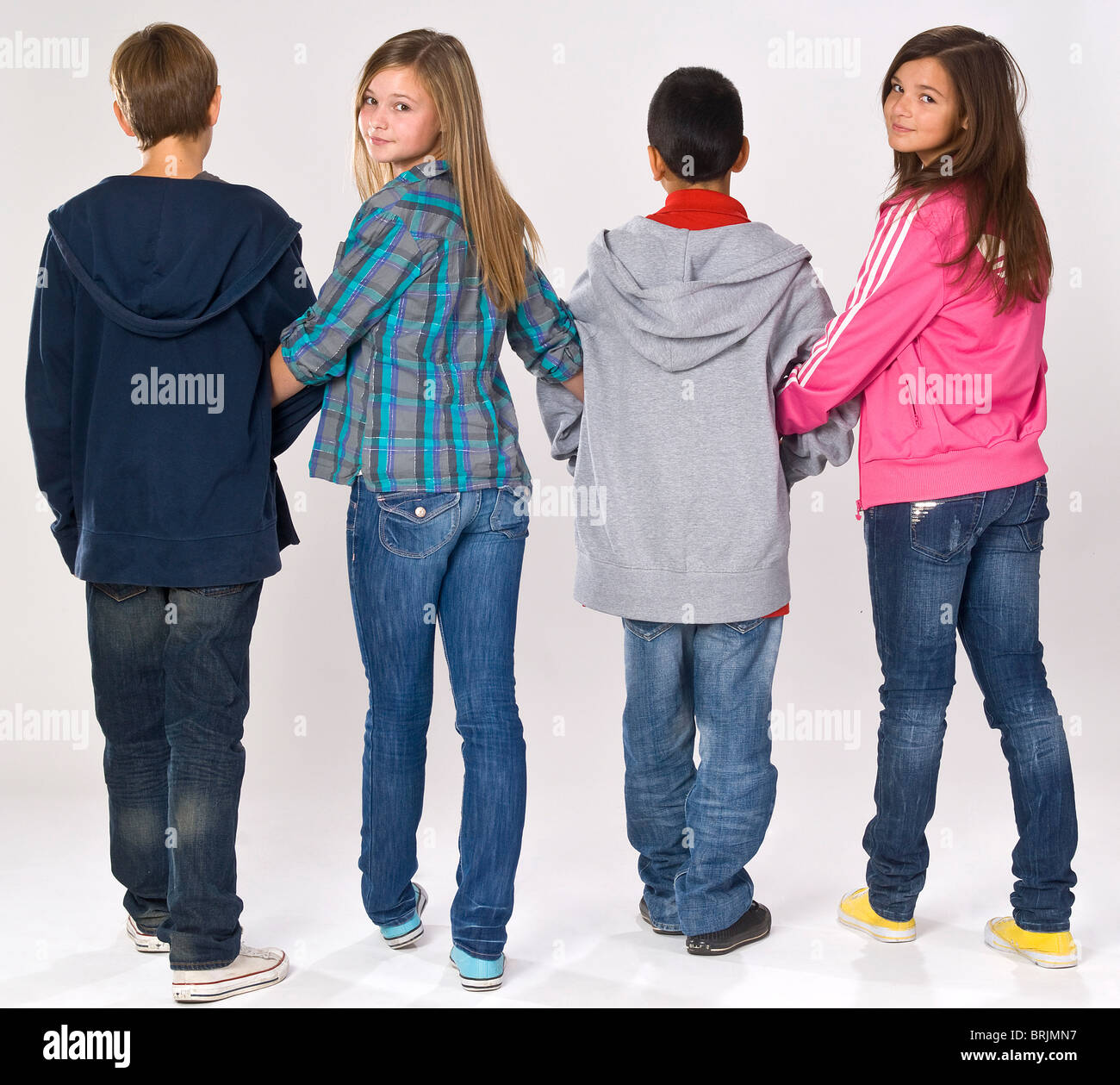Group of Children Stock Photo - Alamy