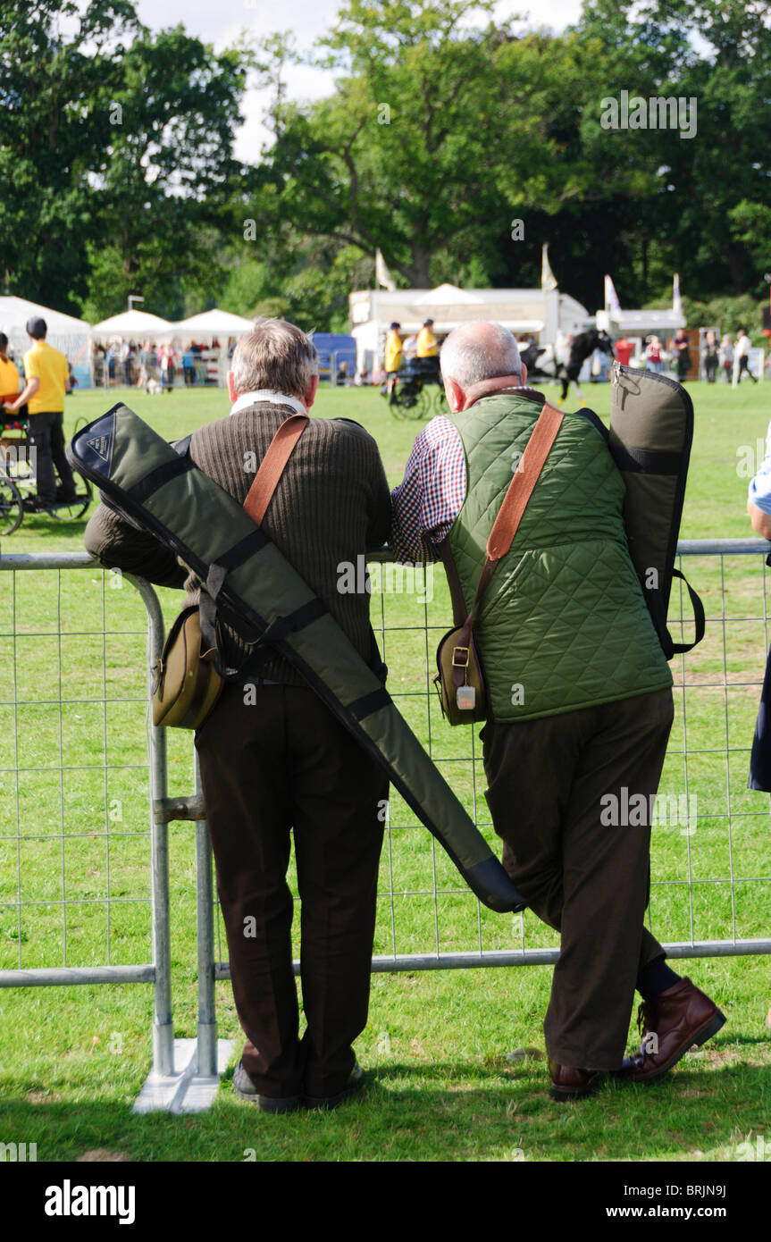 Spectators watching the Carriage Driving at the Sandringham Game ...