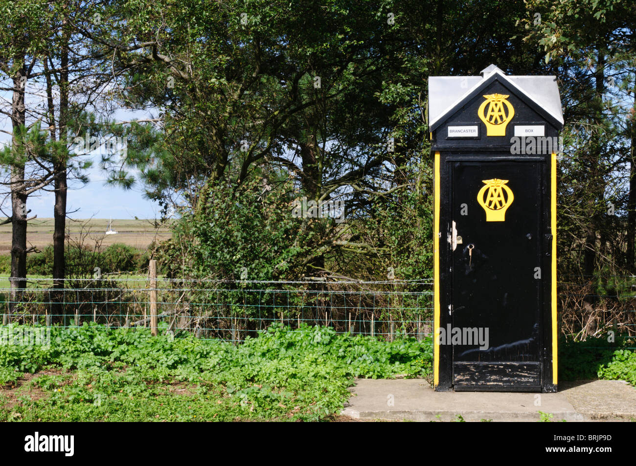 Old automobile association telephone box hi-res stock photography and ...