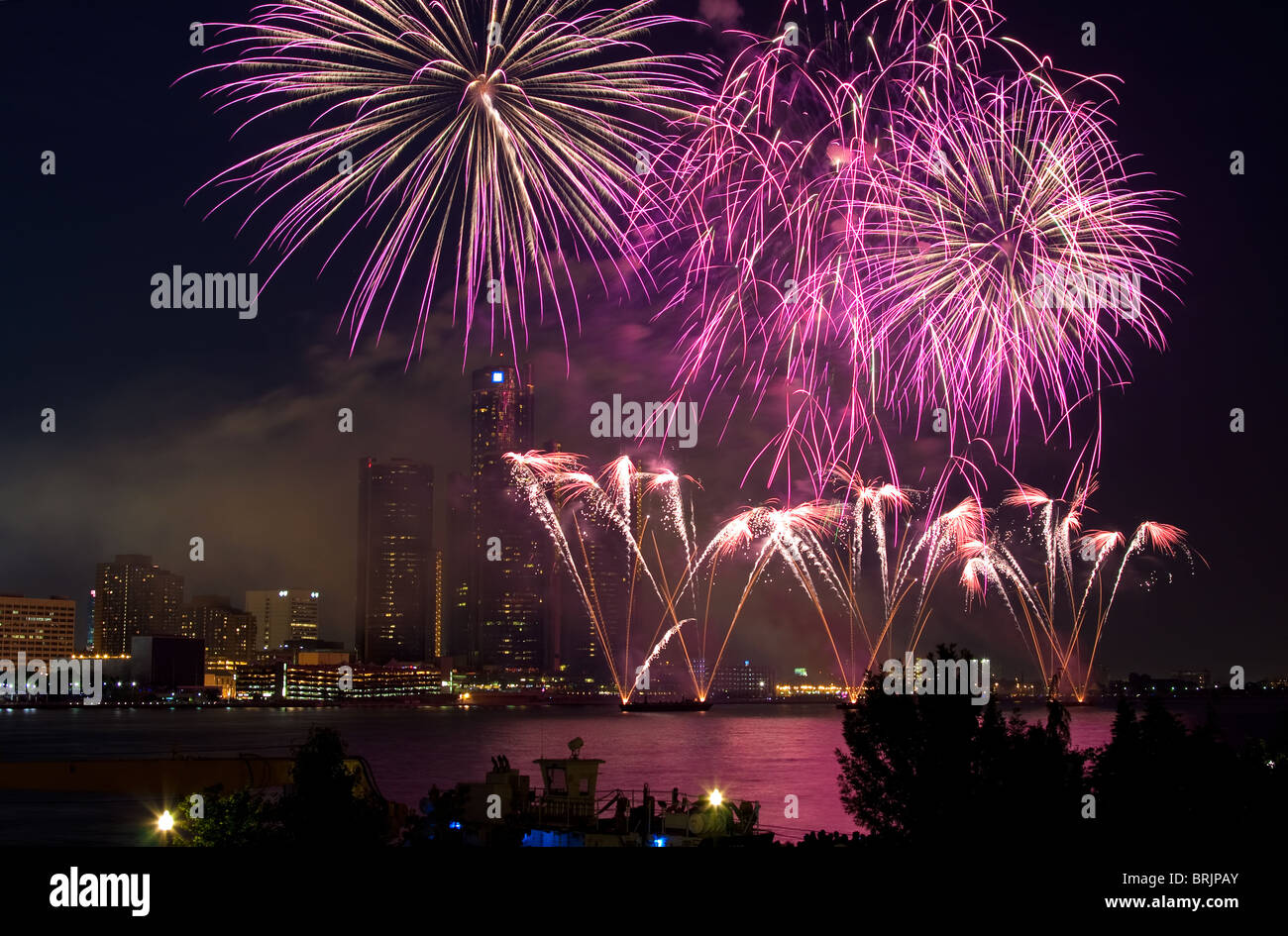 Fireworks border hi-res stock photography and images - Alamy