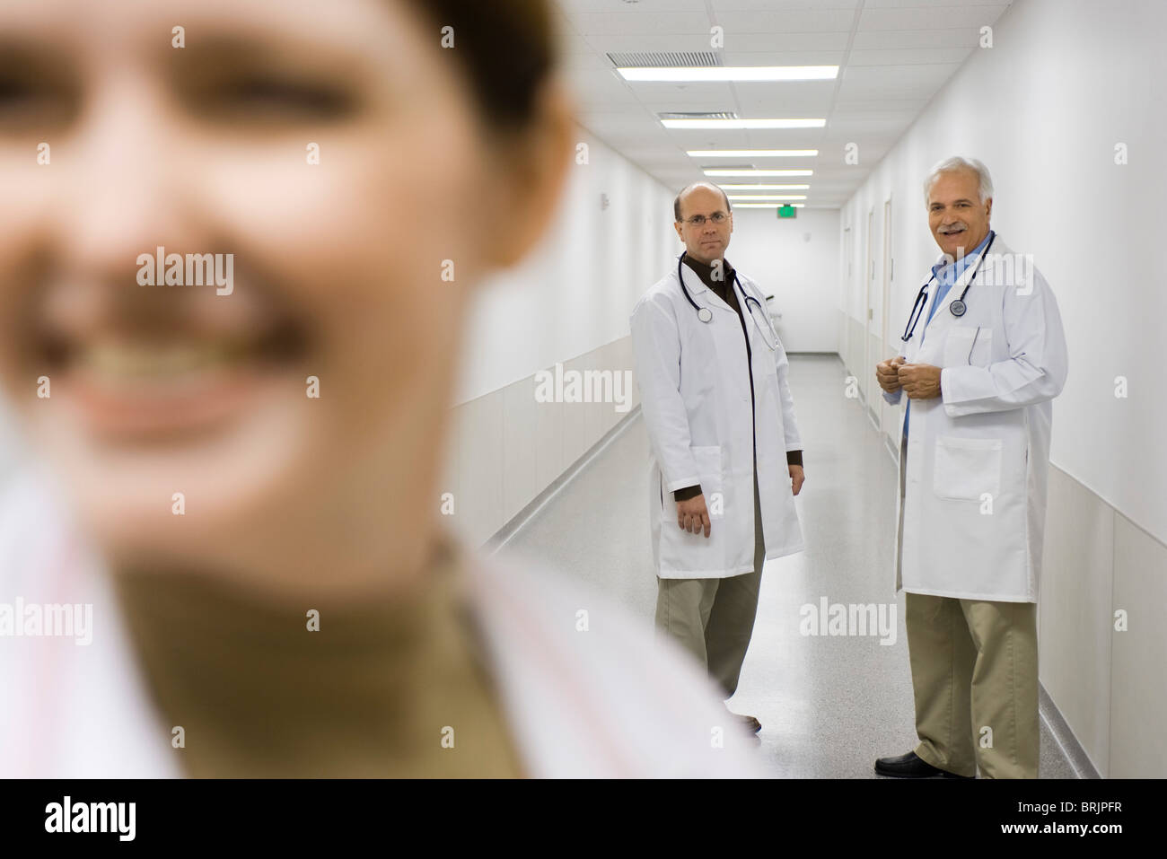 Medical personnel talking, standing hi-res stock photography and images ...