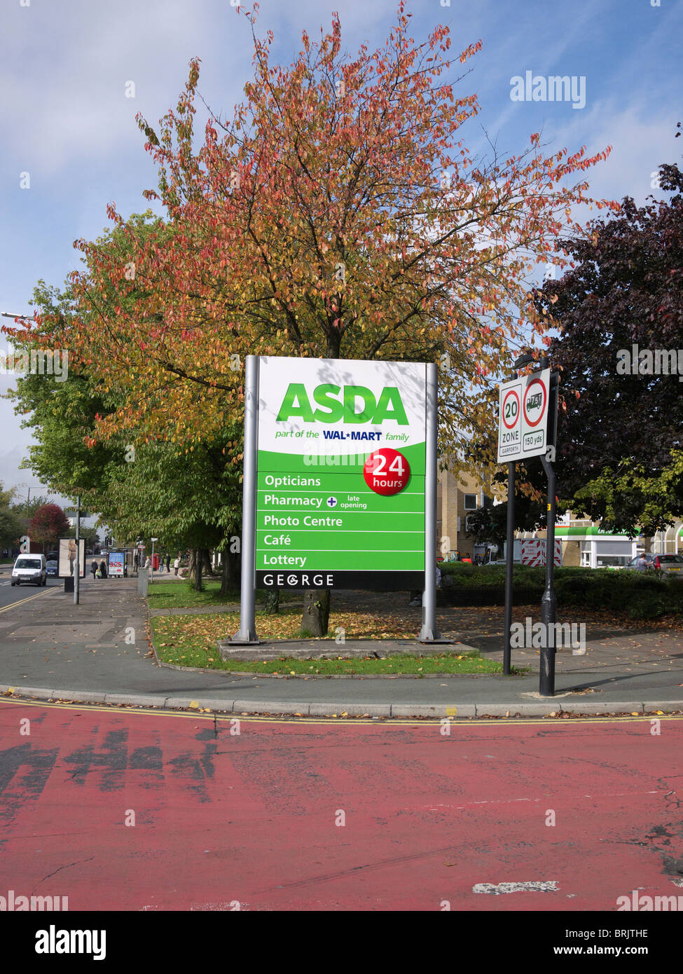 Asda information sign, Chadderton, Oldham, Lancashire, England, UK ...