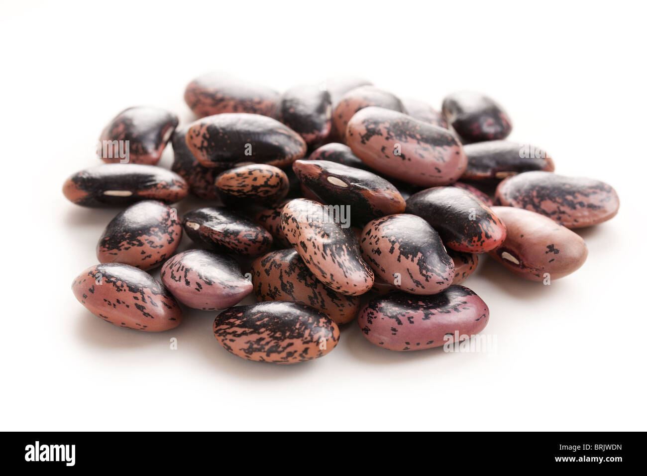 the color beans on white background Stock Photo - Alamy