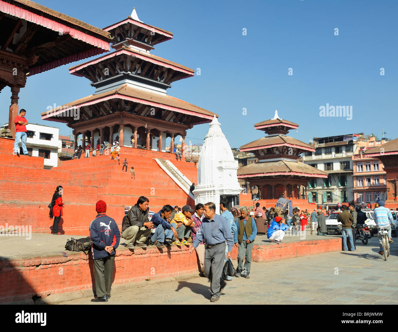 Manju Deval Temple, Durbar Square, Kathmandu Stock Photo - Alamy
