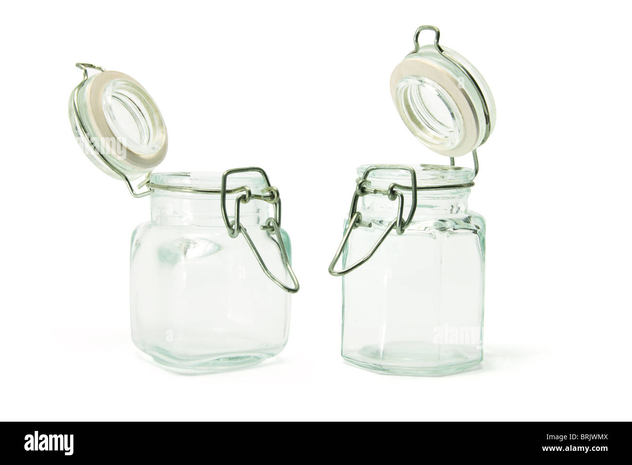 Empty glass bottles and jars hi-res stock photography and images - Alamy