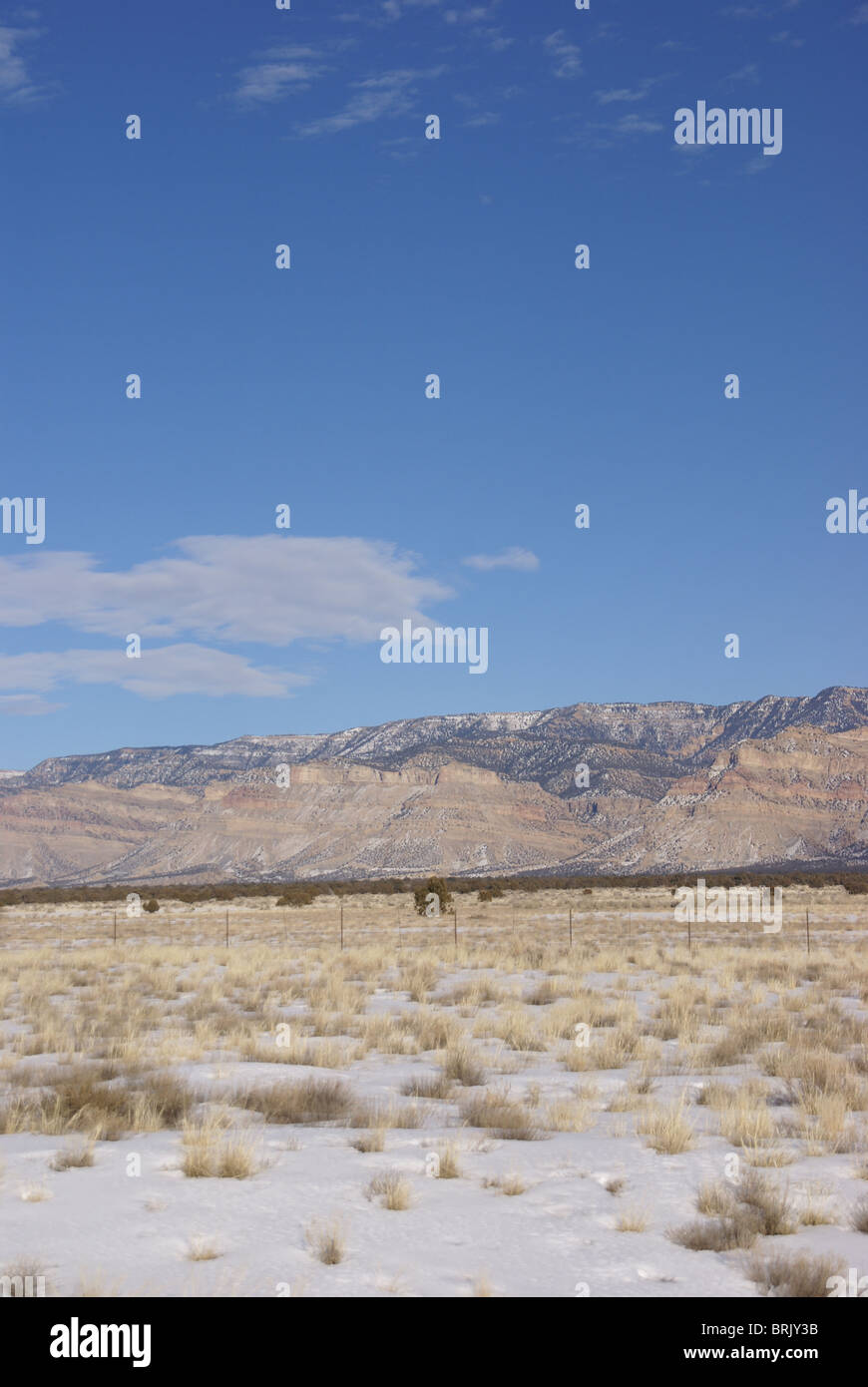 Panorama - Book Cliffs, early evening, Eastern Utah, Rocky Mountains ...