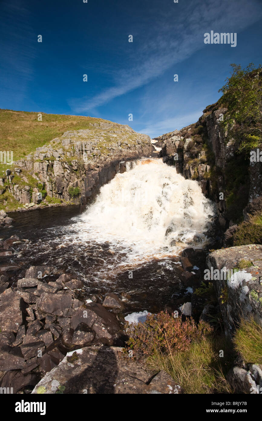 Cauldron Snout Waterfall near the River Tees Stock Photo - Alamy