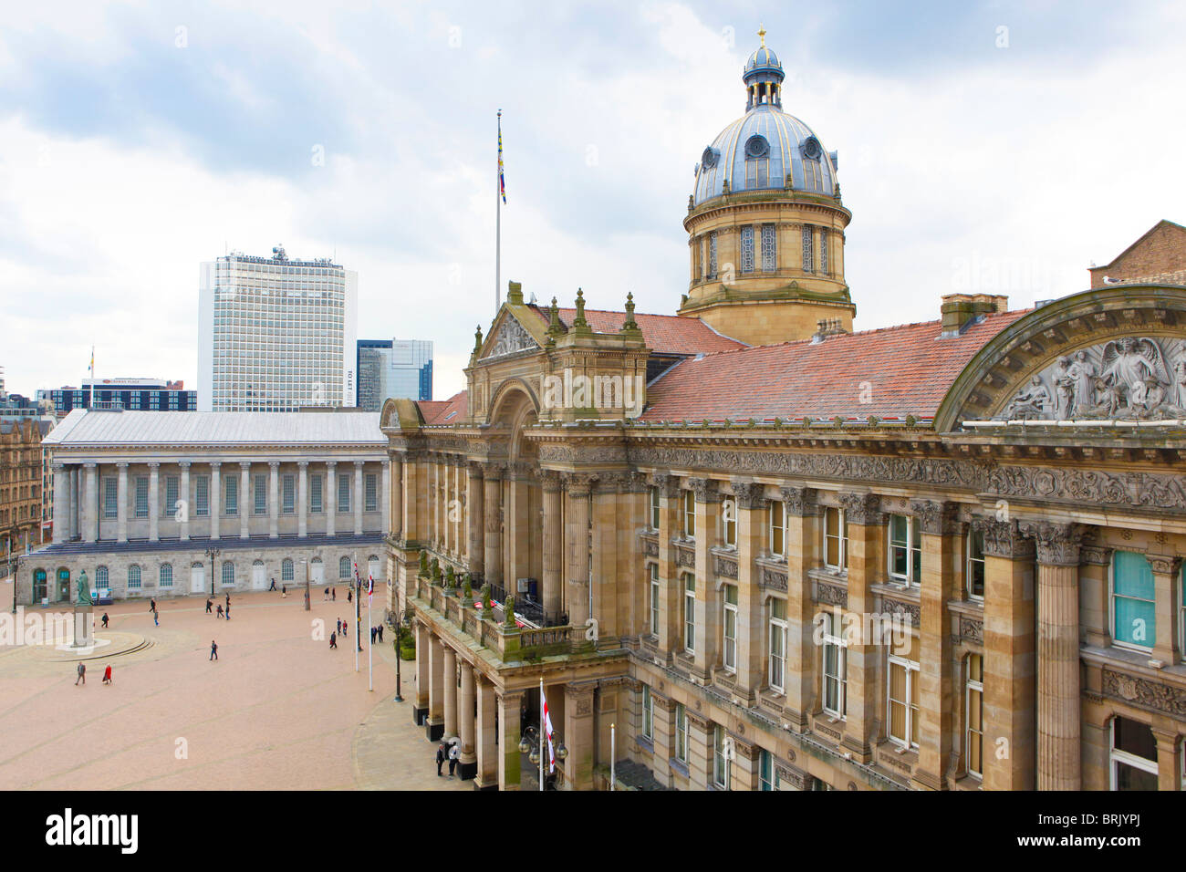 The Council House and Town Hall in Victoria Square, Birmingham Stock ...