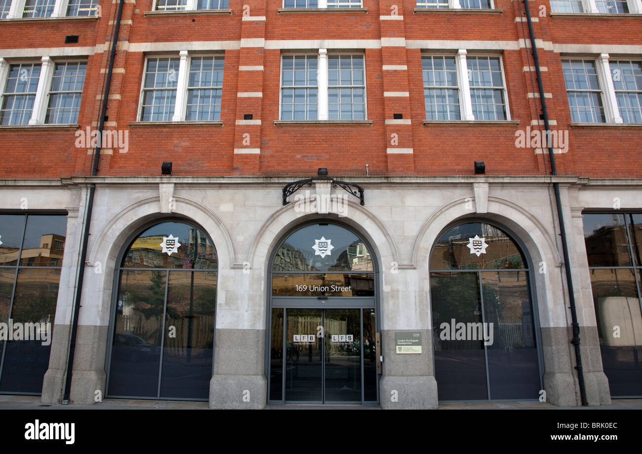 London Fire Brigade headquarters, Southwark, London Stock Photo - Alamy
