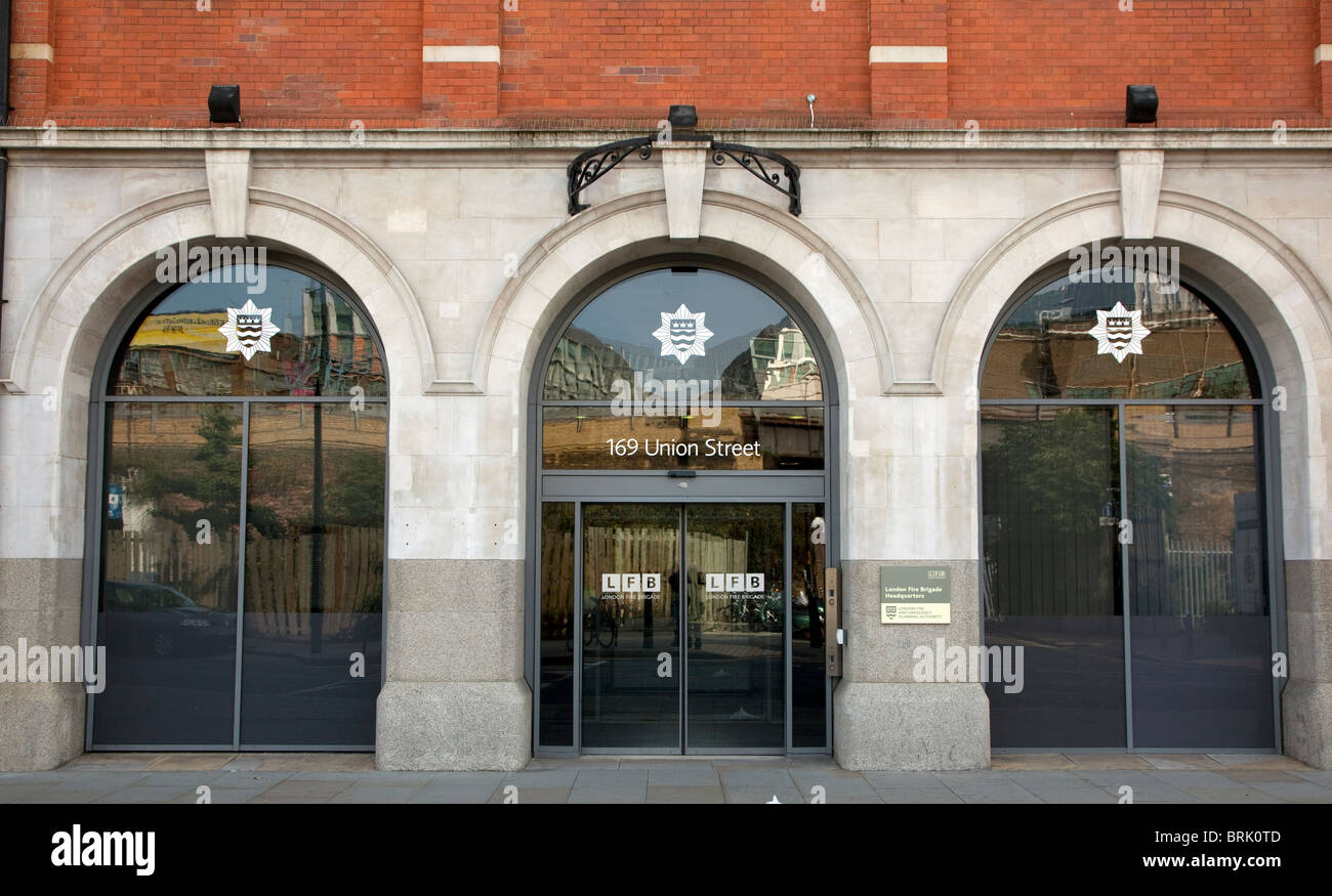 London Fire Brigade headquarters, Southwark, London Stock Photo - Alamy