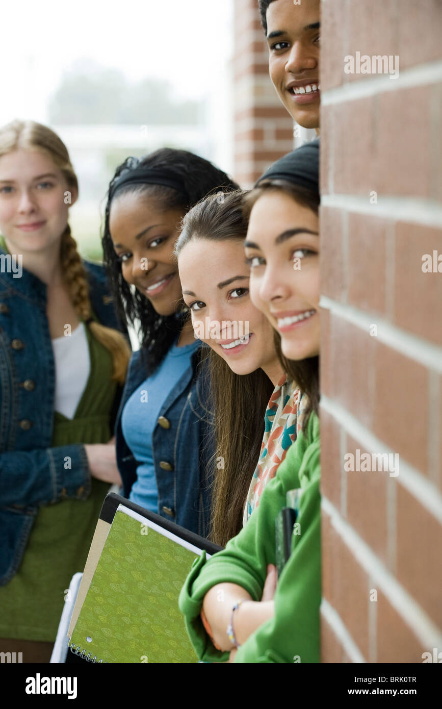 High school friends, portrait Stock Photo - Alamy