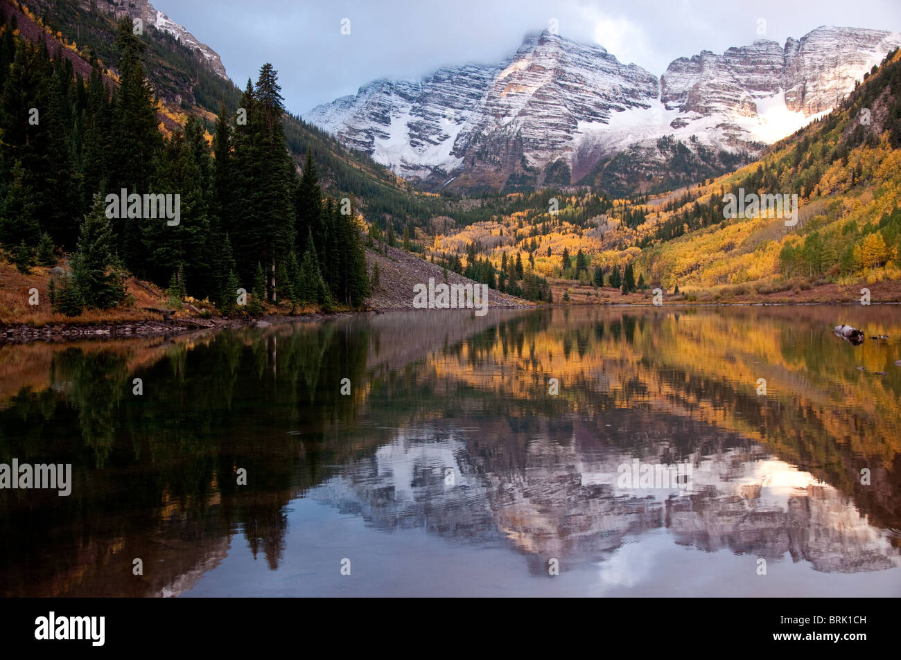 Maroon Bells in the Fall Stock Photo - Alamy