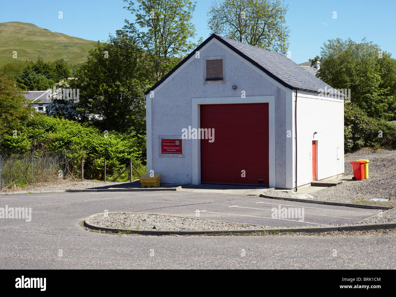Strachur Community Fire Station at Clachan, Strachur, Argyll, Scotland ...