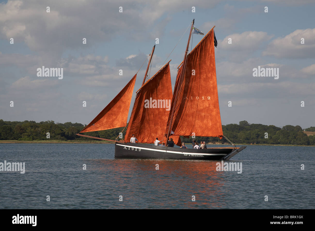 Lugger boat hi-res stock photography and images - Alamy