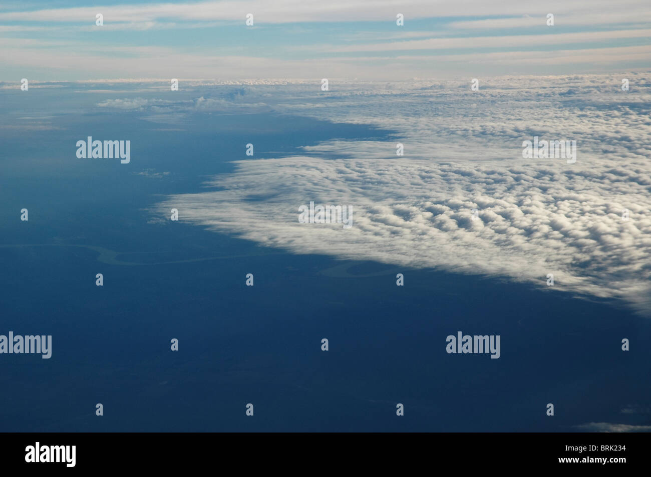 Hurricane Hugo over North Florida 2004 aerial photo from airplane Stock ...
